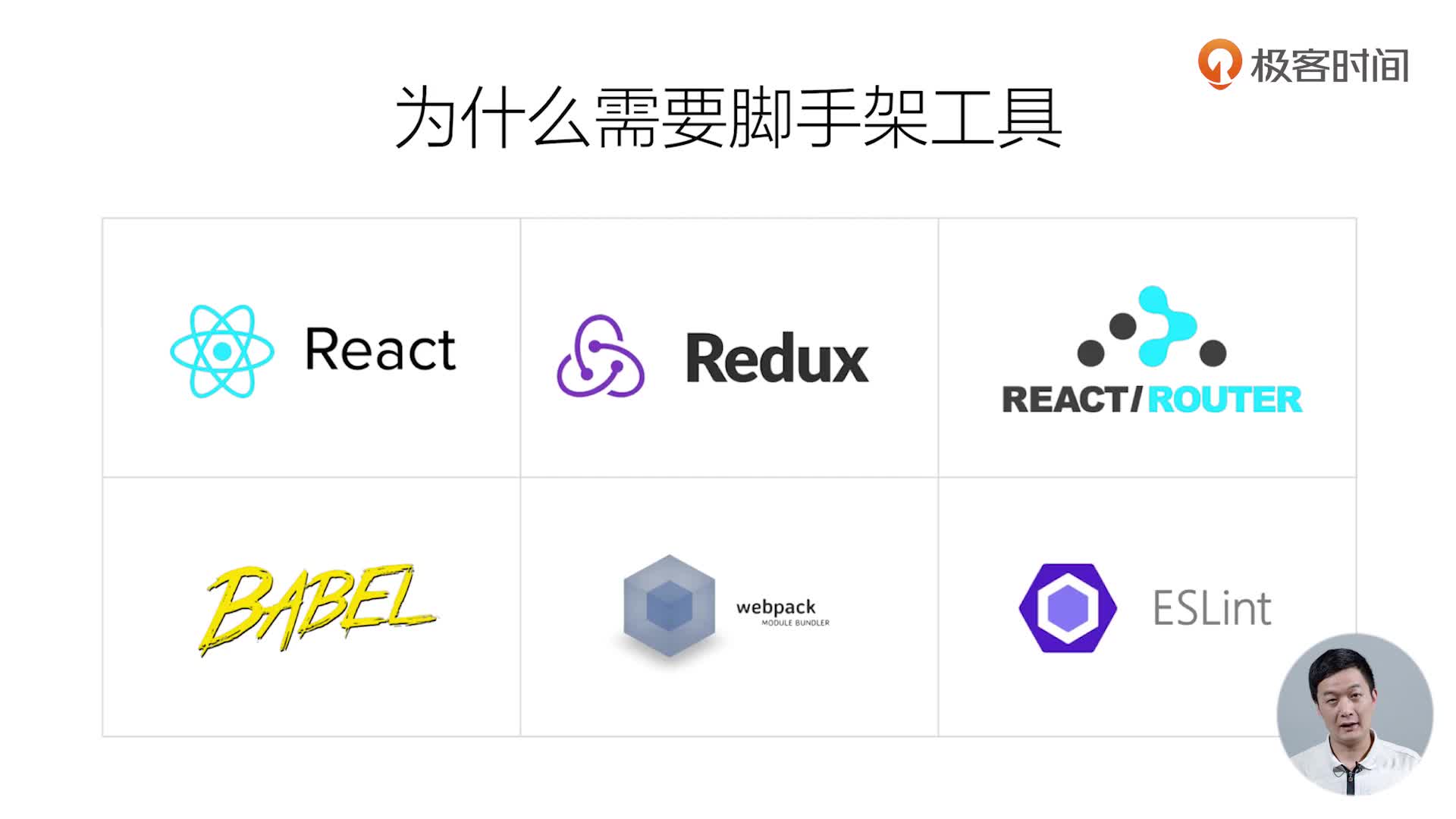 8 使用脚手架工具创建 React 项目 极客时间 